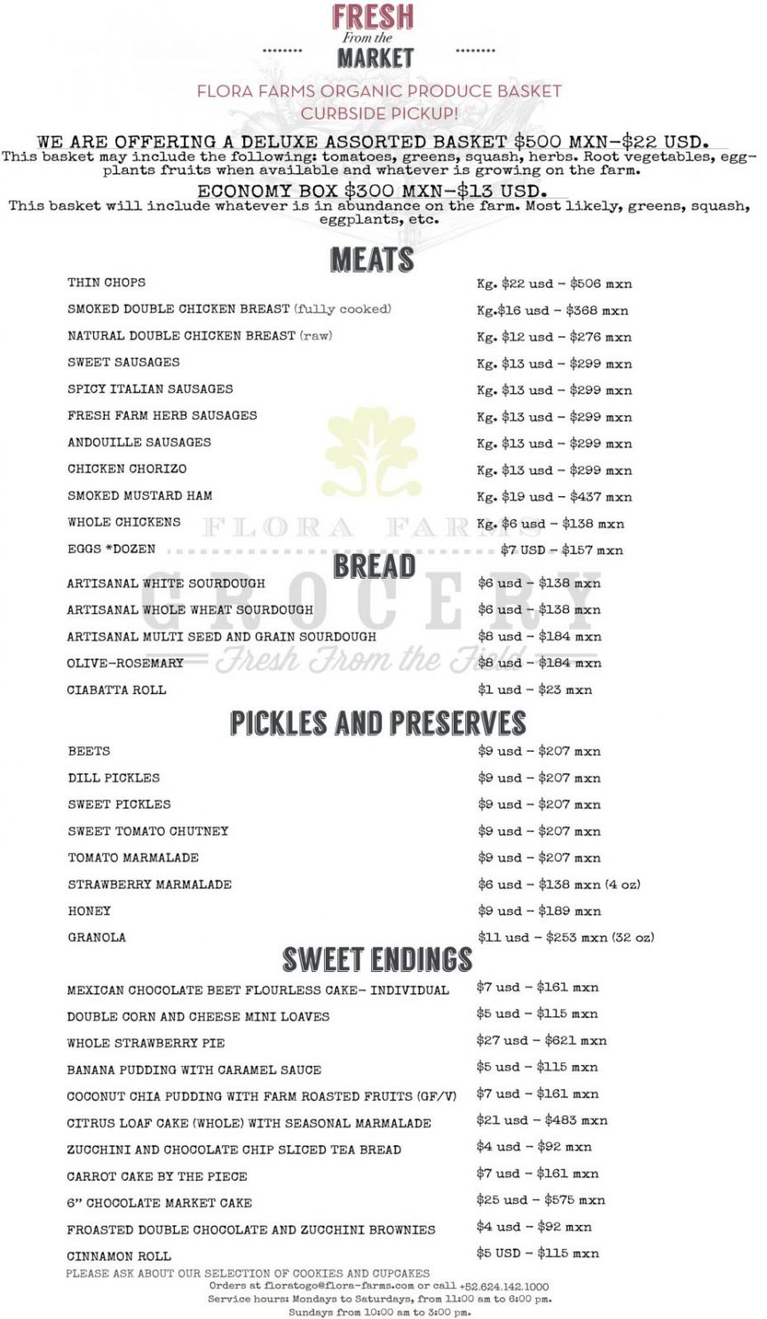 Farm-to-Home: Flora Farms Offering To-Go Comfort Foods, Produce and ...